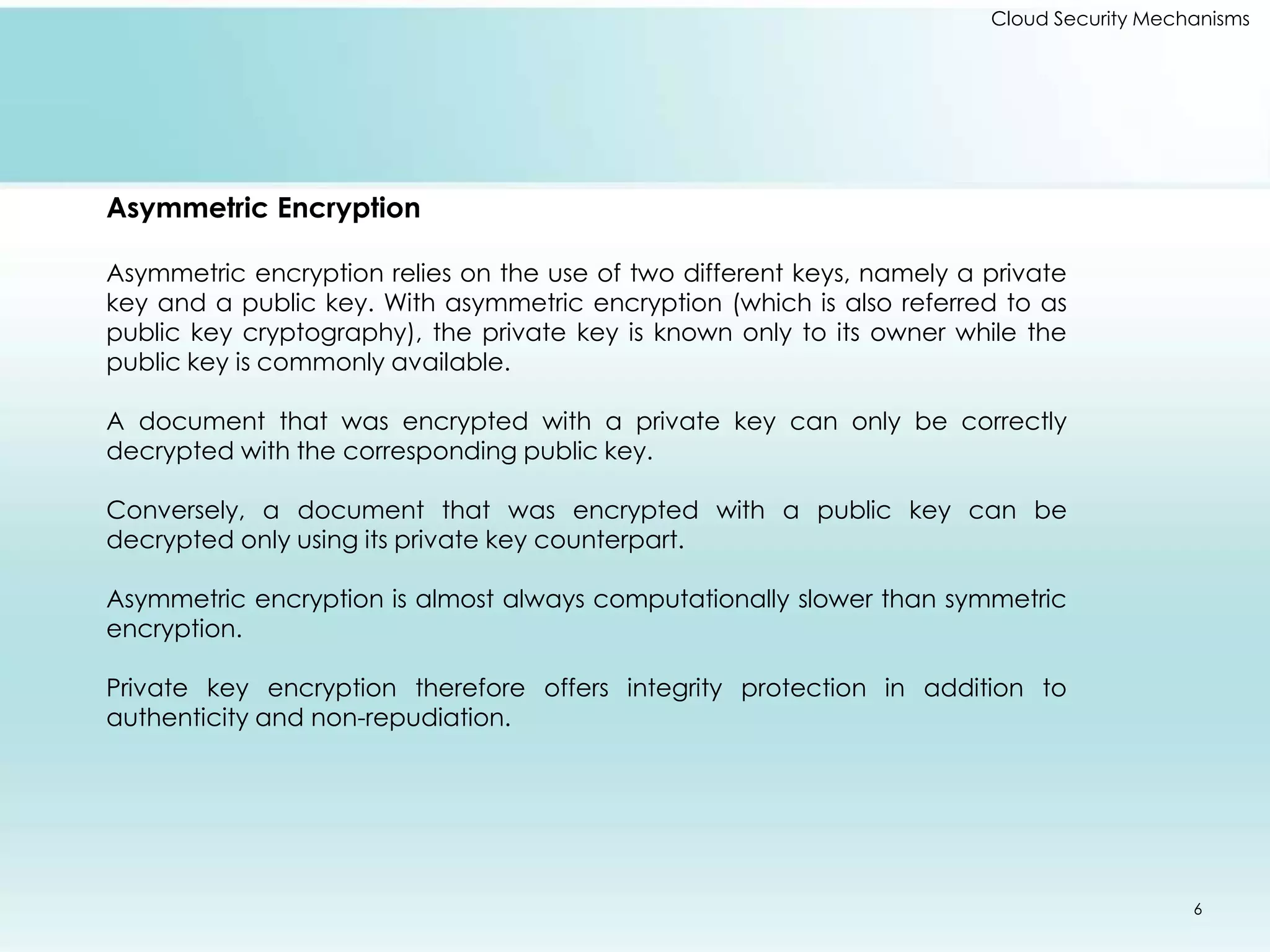 Cloud Security Mechanisms | PPTX