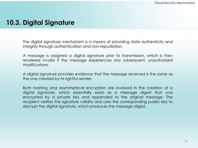 Cloud Security Mechanisms | PPTX | Cloud Computing | Internet