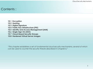 Cloud Security Mechanisms | PPTX