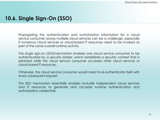 Cloud Security Mechanisms | PPTX