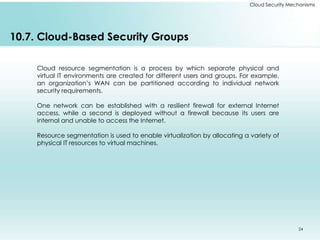 Cloud Security Mechanisms | PPTX