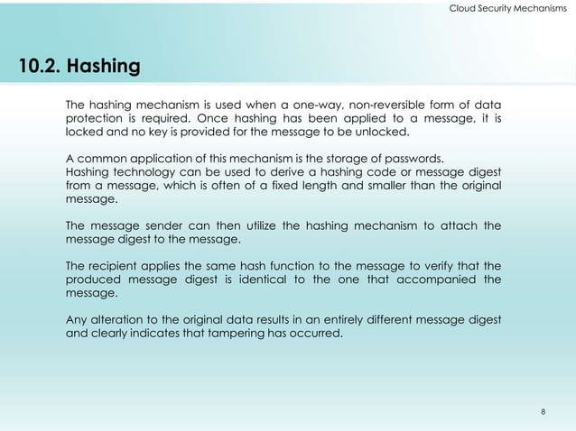 Cloud Security Mechanisms | PPTX | Cloud Computing | Internet