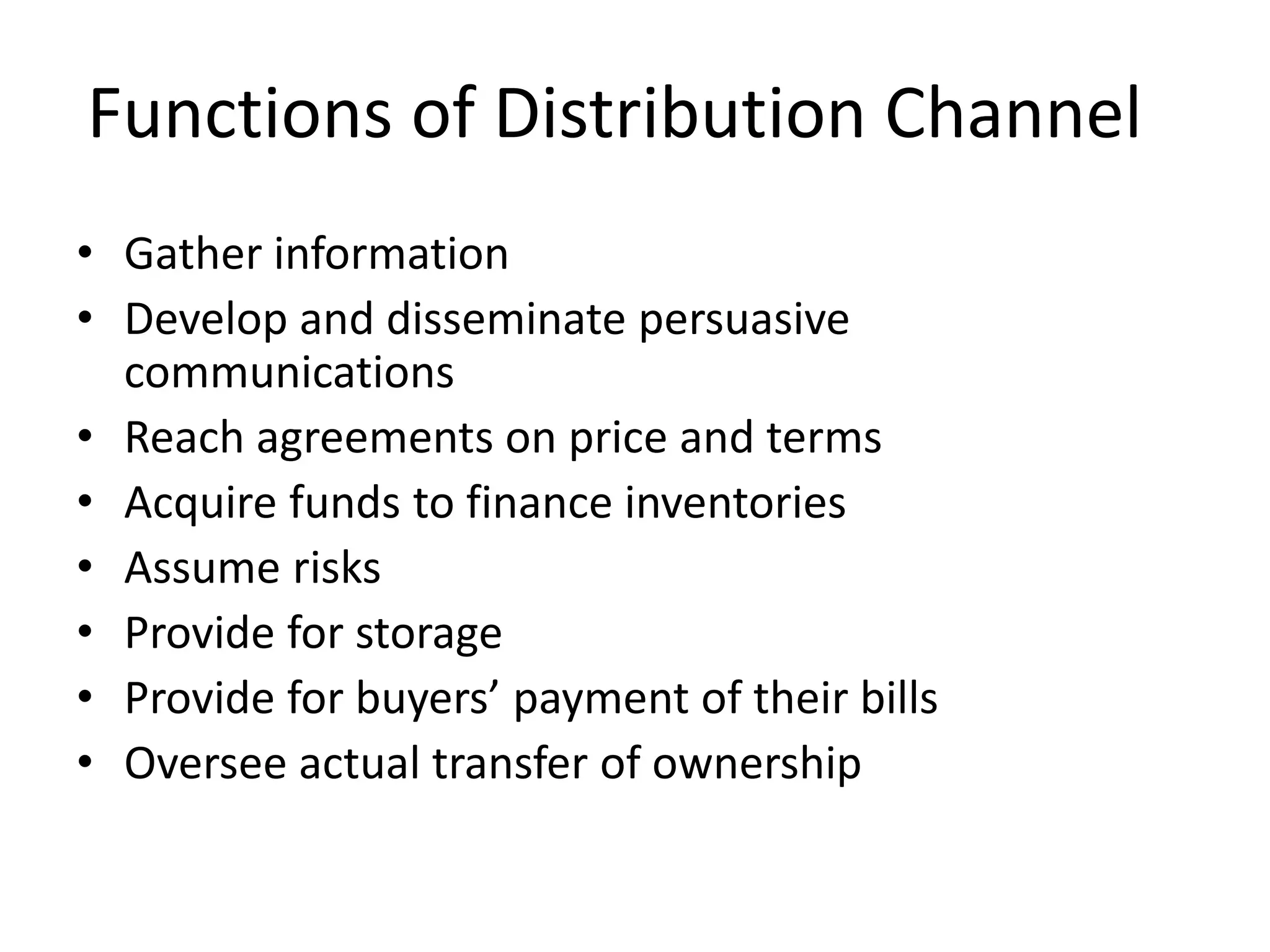 Chapter 10. distribution channel & logistics management | PPTX
