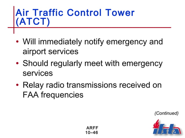 Chapter 10 Airport Emergency Planning | PPT