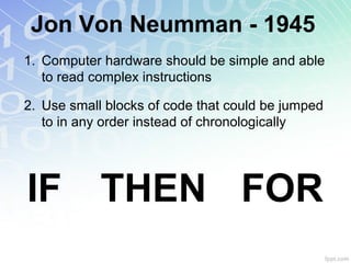 CDA4411: Chapter 10 - Application Development | PPT | Programming Languages | Computing