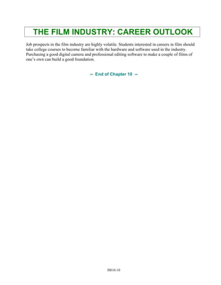 C10 - Motion Pictures | PDF