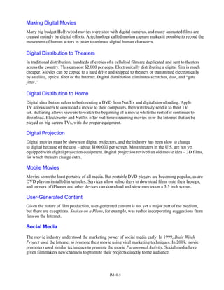 C10 - Motion Pictures | PDF