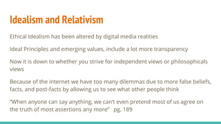 Social Media Ethics Chapter 10 | PPT | Free Download