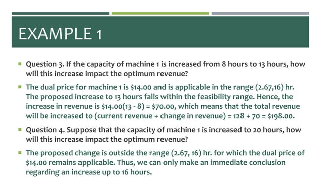 Operations Research - Sensitivity Analysis | PPTX | Business | Business ...