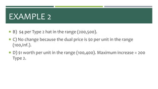 Operations Research - Sensitivity Analysis | PPTX
