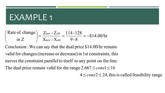 Operations Research - Sensitivity Analysis | PPTX | Business | Business ...