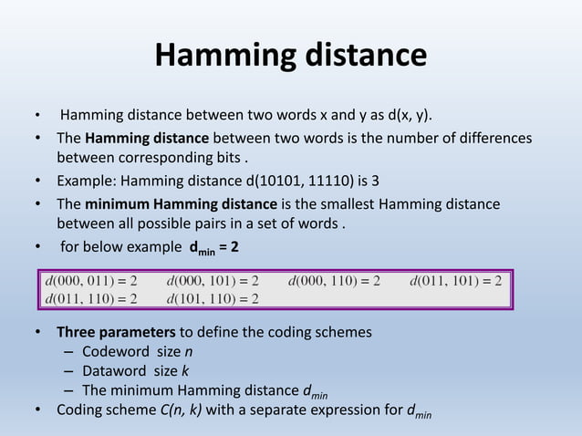 Error Detection And Correction Concepts In Data Communication And Networks Ppt
