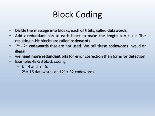 Error Detection and correction concepts in Data communication and net…
