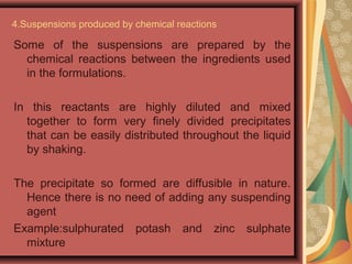 Suspension by A B Walikar | PPT | Chemistry | Science
