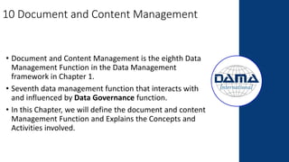 Chapter 10: Document and Content Management | PPT