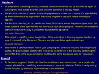 PreProcessorDirective.ppt