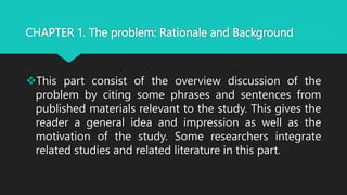 CHAPTER 10. THESIS WRITING | PPT