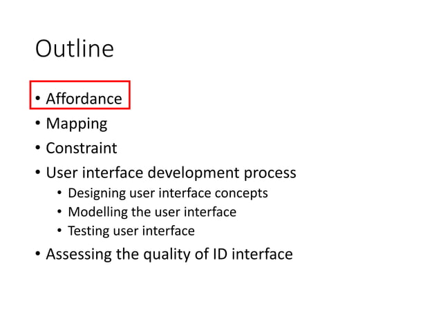 Chapter 10. User interface in Industrial Design | PPT