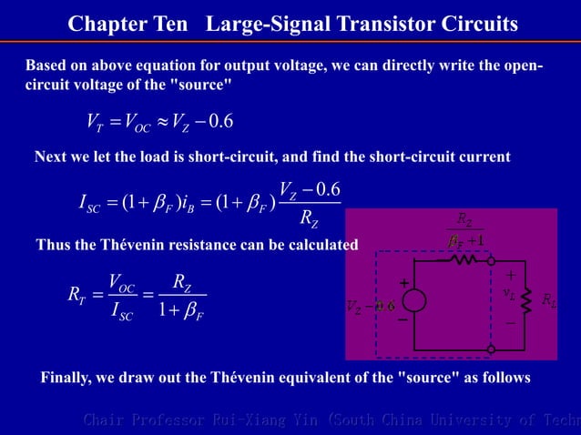 Chapter 10.ppt Large signal transfer circuits | PPT