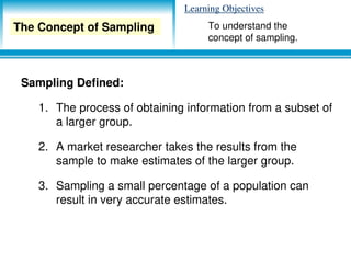 Marketing Research chapter10 Sampling Issues.ppt