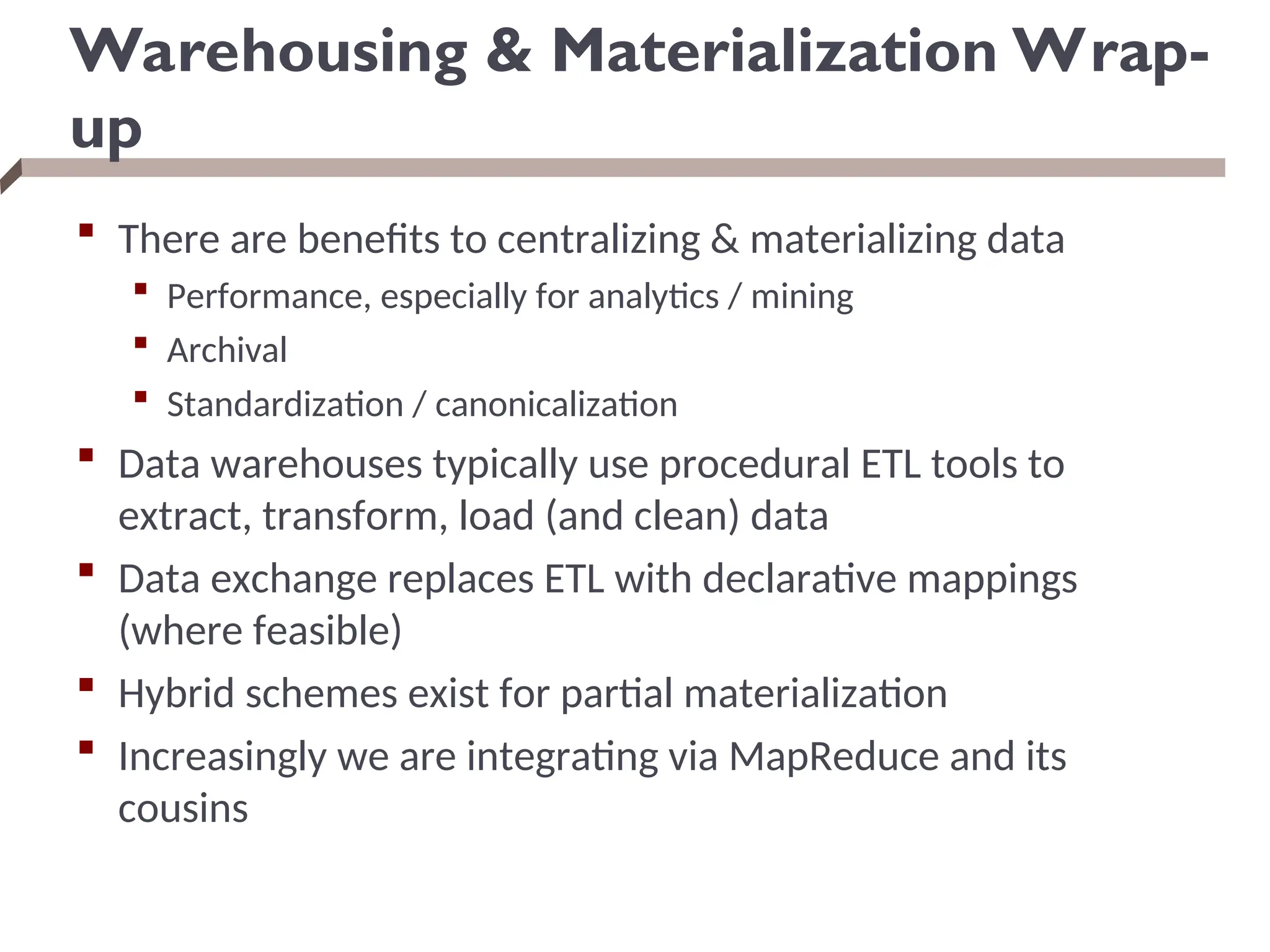 data warehousing architecture presentation | PPT