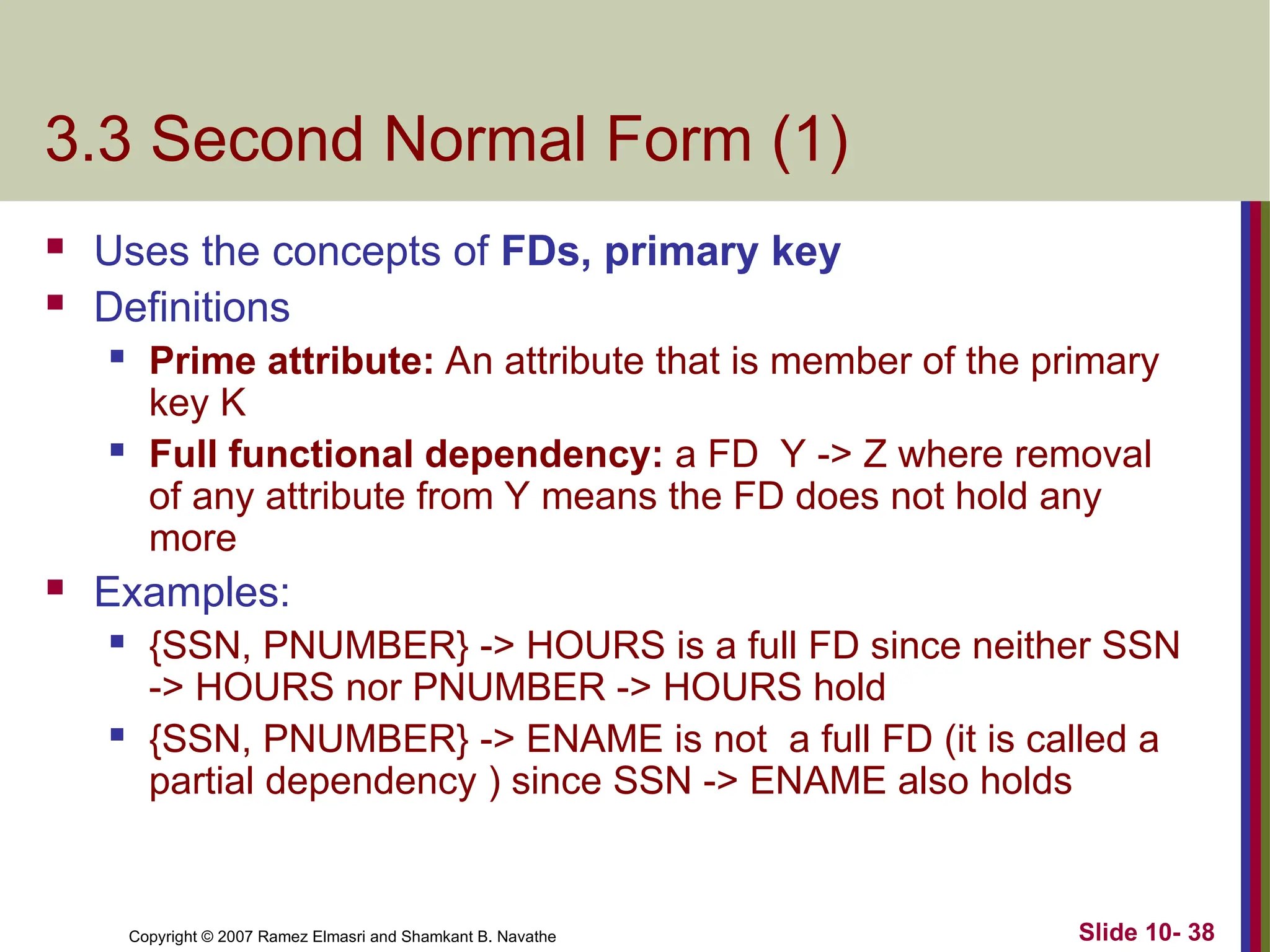 Chapter10in normalization for Data base management system .ppt