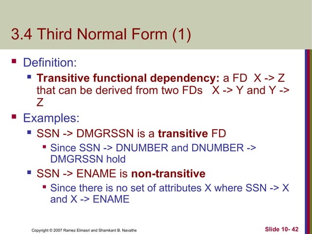 Chapter10in normalization for Data base management system .ppt
