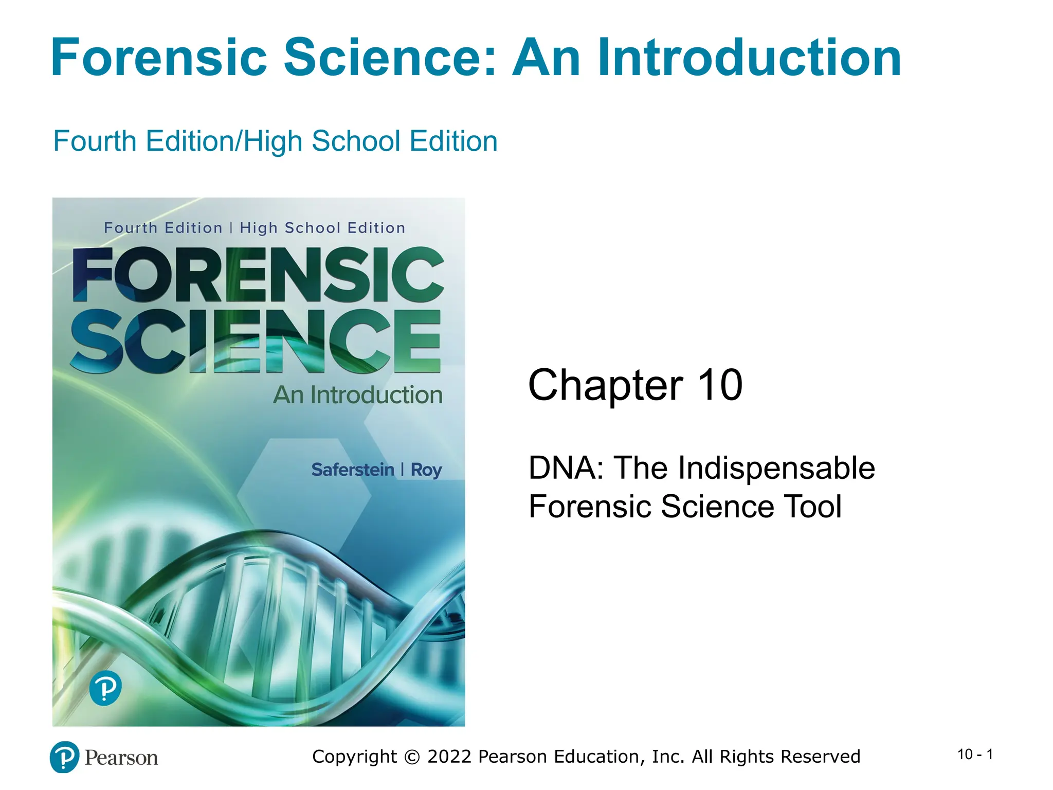 Chapter10.pptx forensics science DNA analysis | PPT