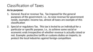 Taxation and Income tax Return in the Philippines | PPTX