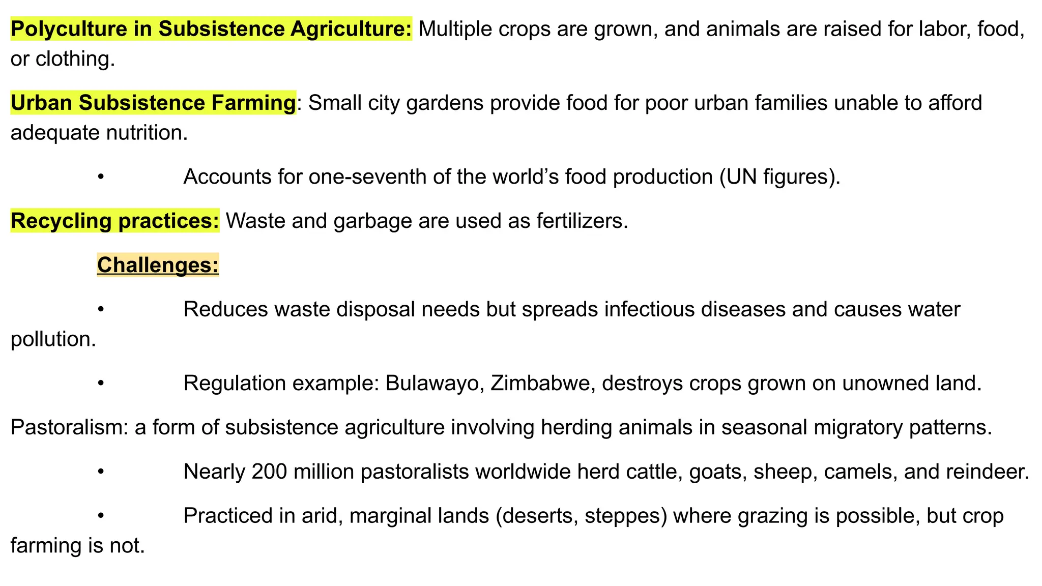 agricultural and rural land use patterns and processes | PPTX