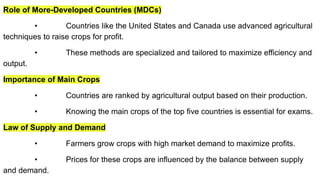 agricultural and rural land use patterns and processes | PPTX