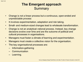 CHAPTER 10 developments in change management | PDF
