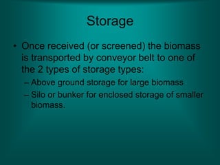 Biomass handling system | PDF