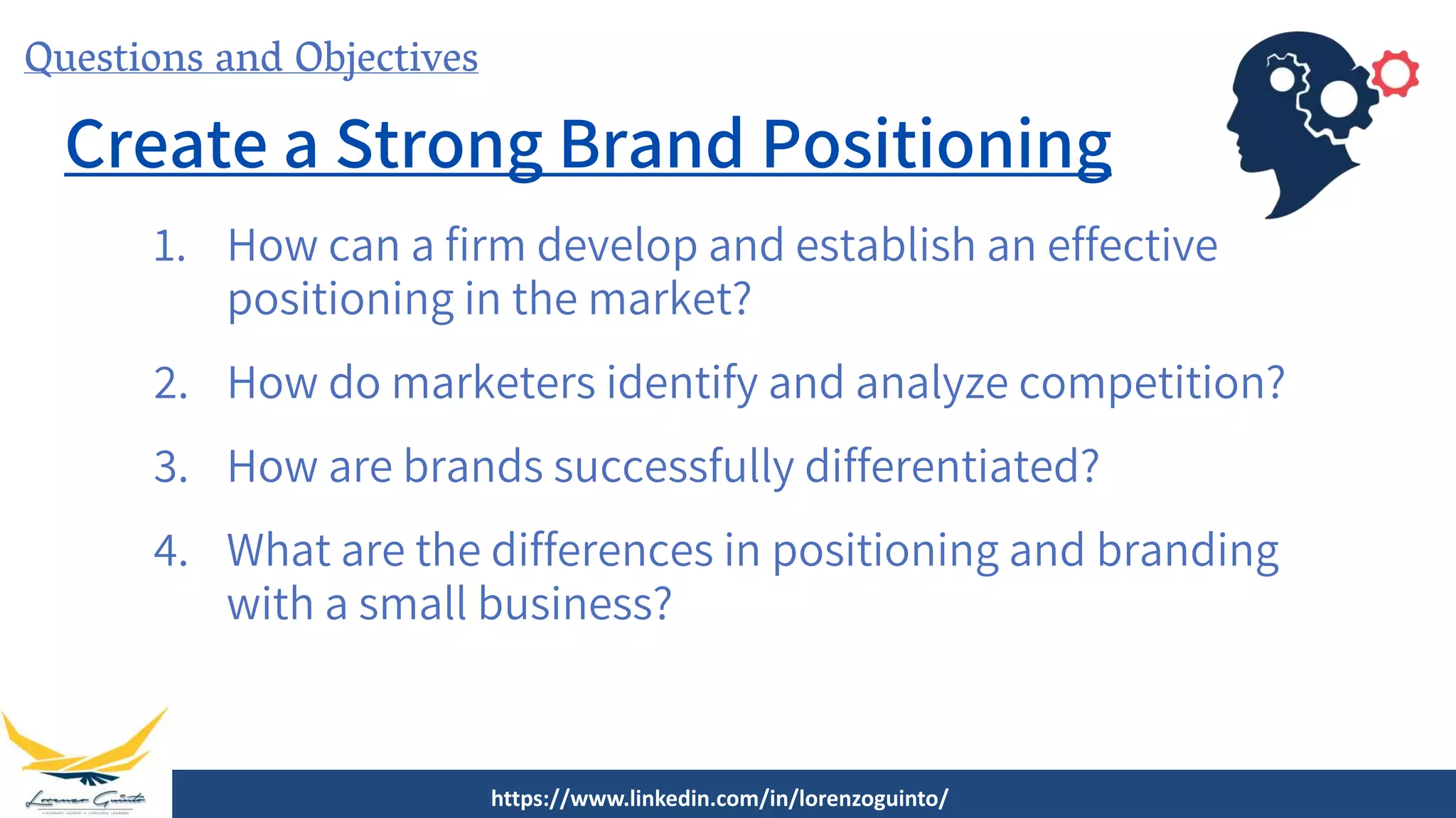 Chapter 10 - Crafting the Brand Positioning | PPTX
