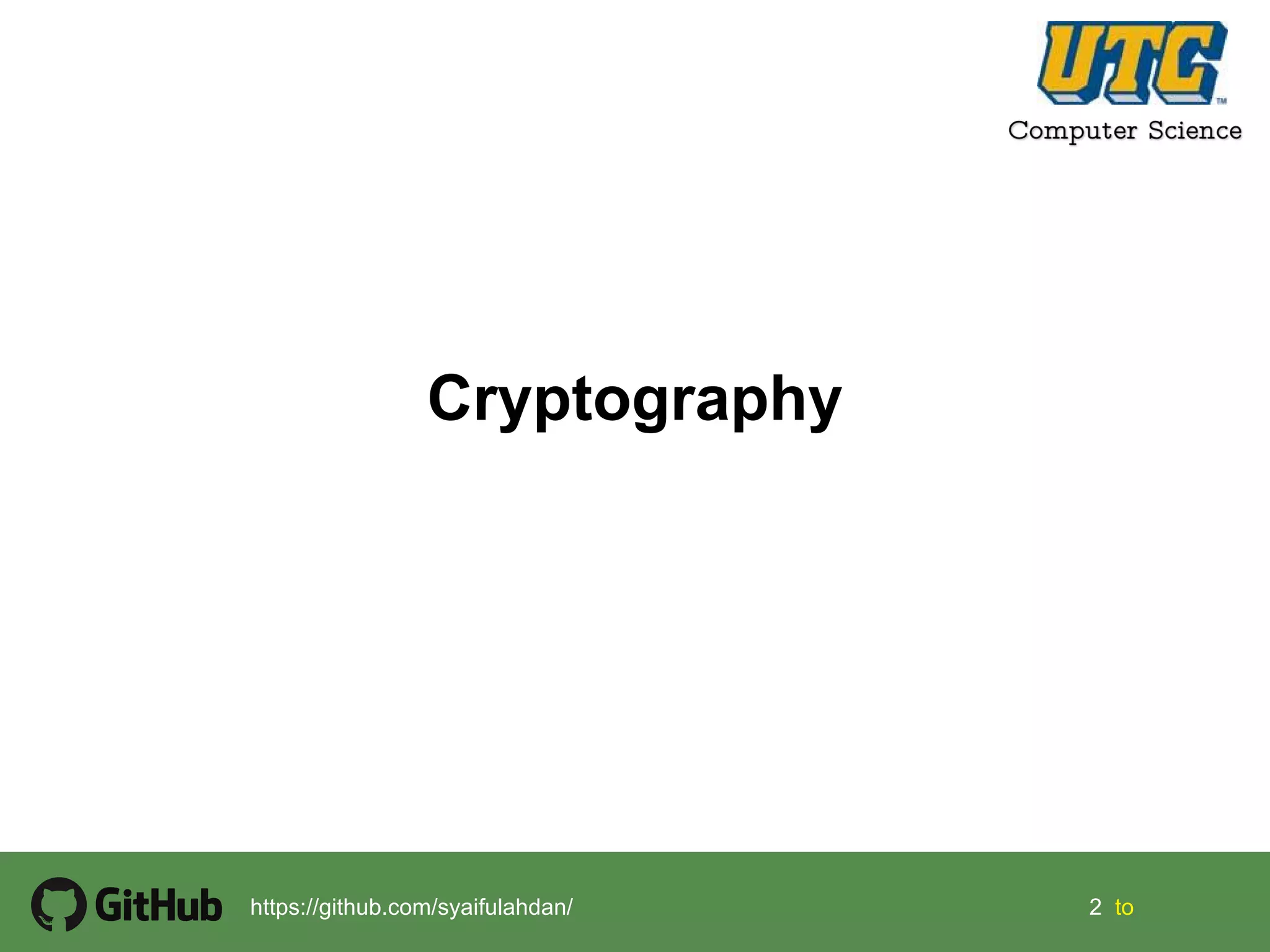 Chapter 10 cryptography-public encryption | PPT