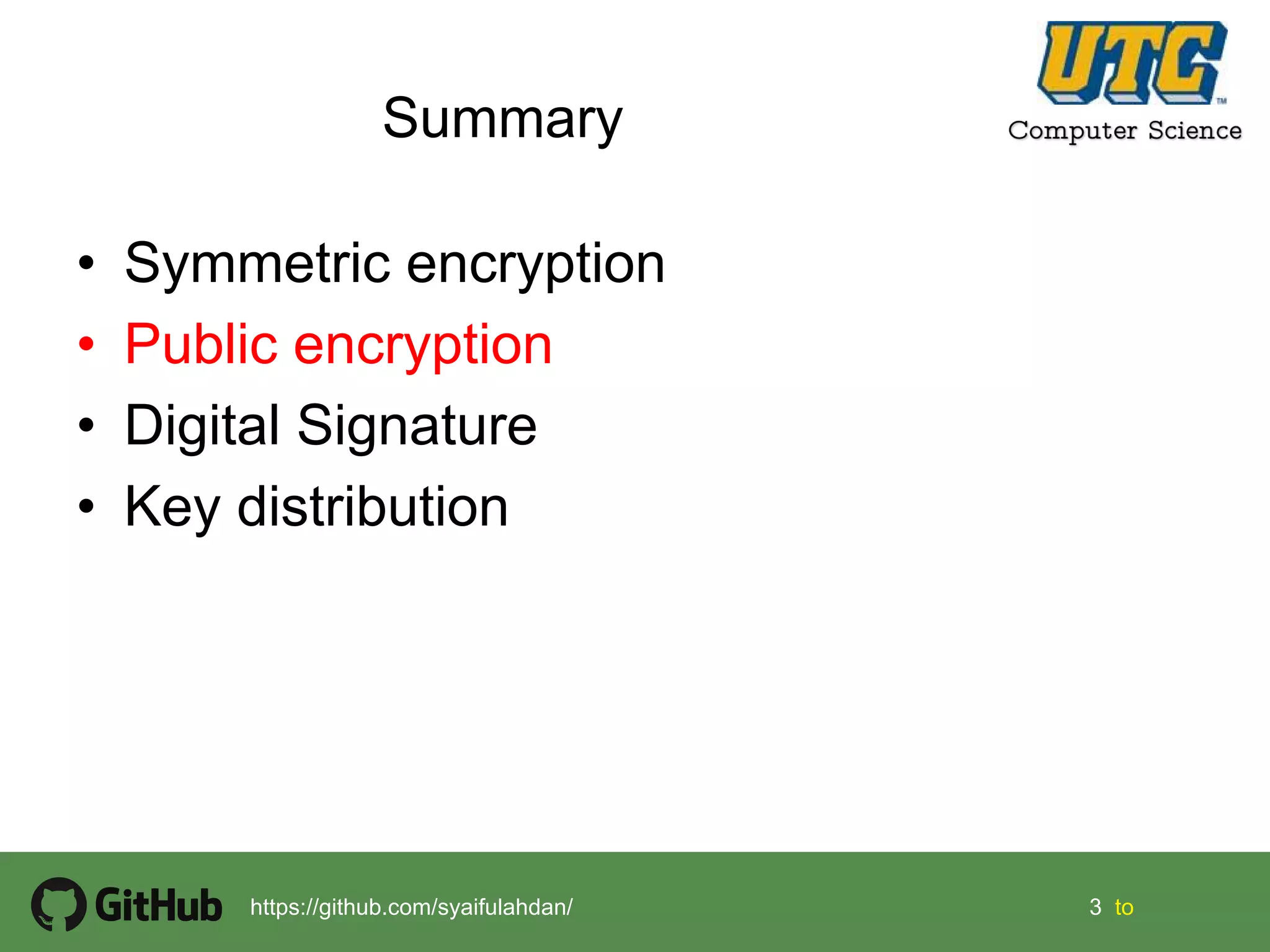 Chapter 10 cryptography-public encryption | PPT