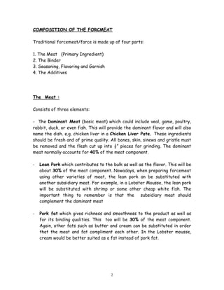 Chapter10 forcemeat | PDF
