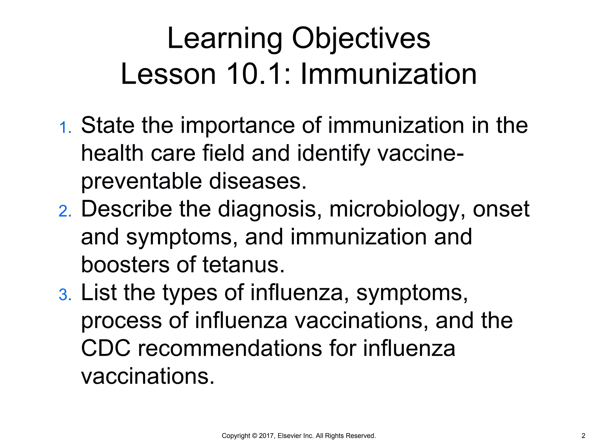Chapter 10 immunizations | PPTX