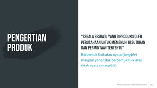 Konsep Produk (Product) | PDF