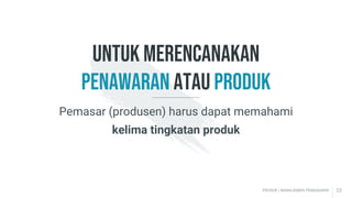 Konsep Produk (Product) | PDF