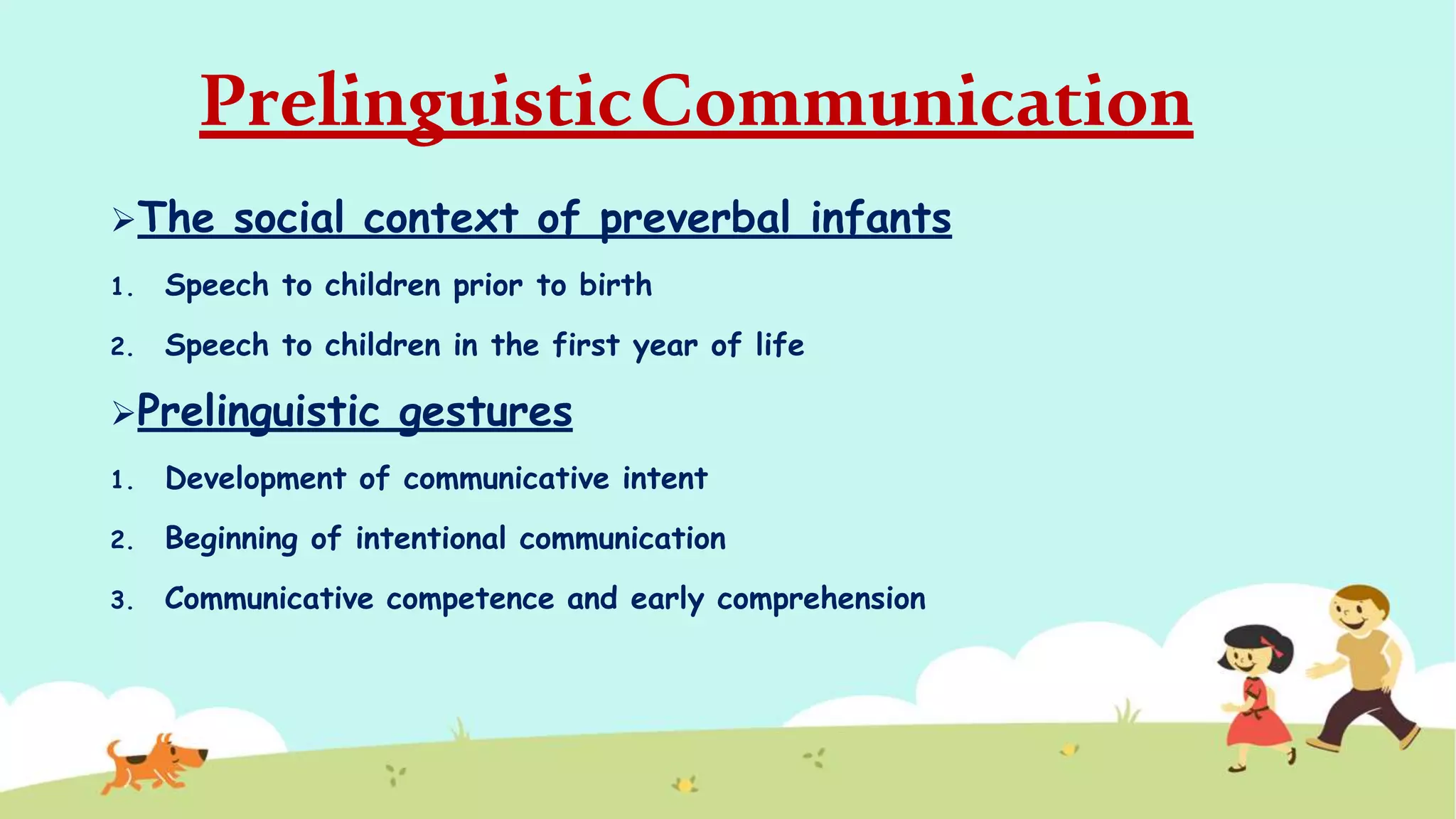 Early Language Acquisition | PPT