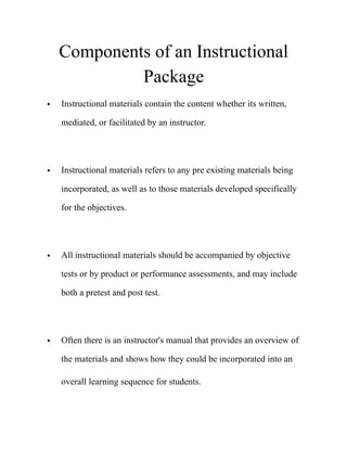 Chapter 10 - Developing Instructional Materials | PDF
