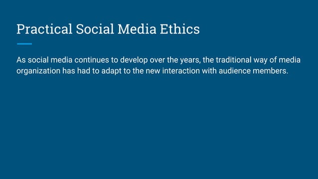 Chapter 10 social media ethics | PDF