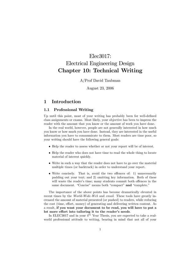 Chapter10 technical-writing | PDF