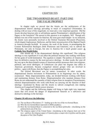 Chapter10 the two-horned beast - part1 - the false prophet | PDF