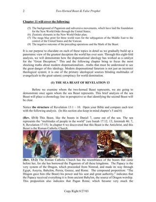 Chapter10 the two-horned beast - part1 - the false prophet | PDF