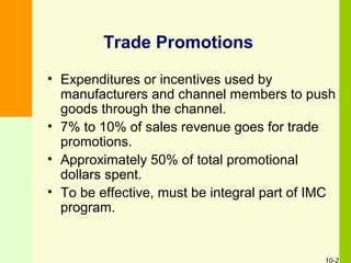 Chapter 10 trade-promotions | PPT