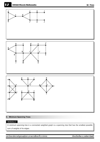 Discrete-Chapter 10 Trees | PDF