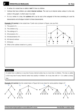Discrete-Chapter 10 Trees | PDF | Genealogy and Ancestry | Hobbies & Interests