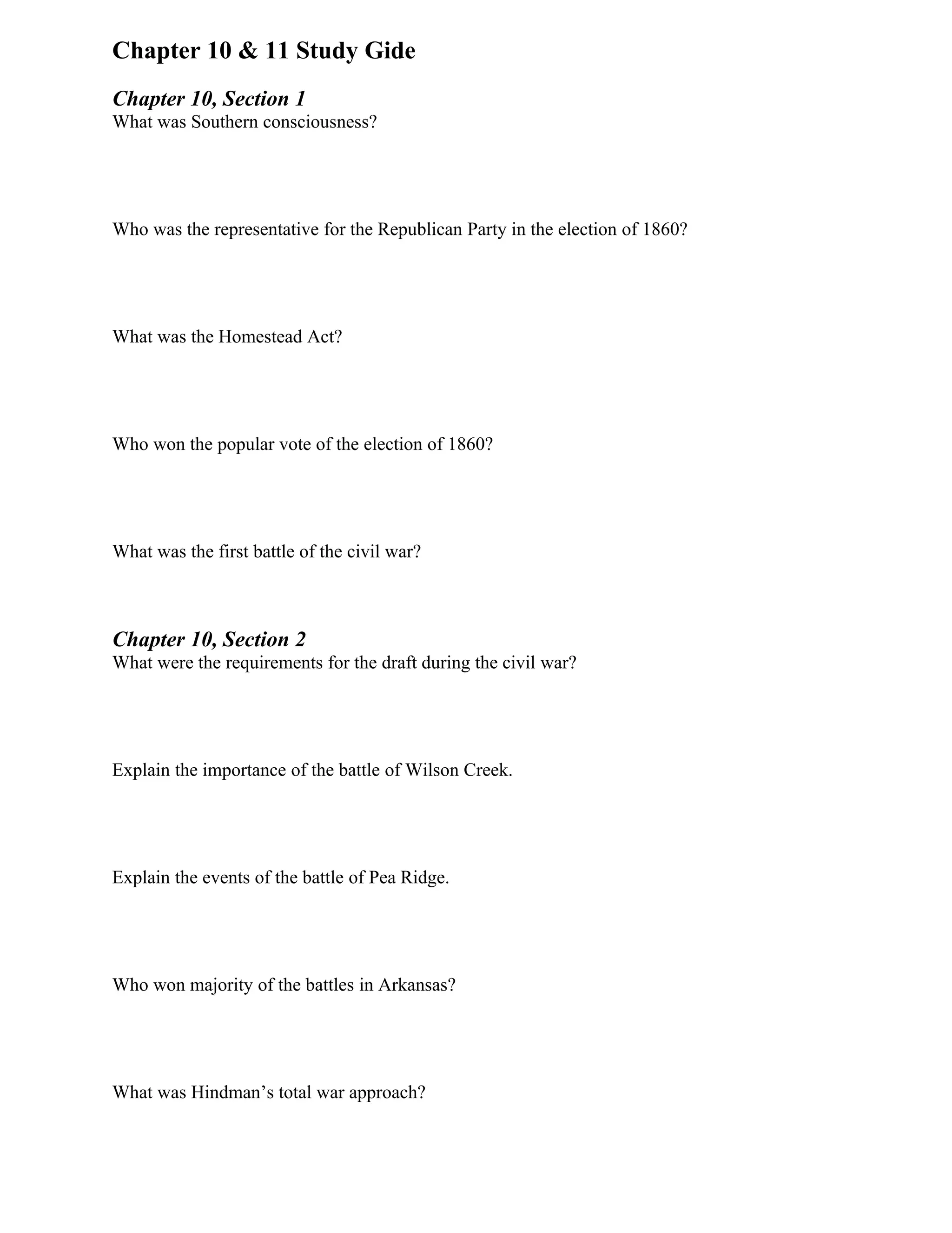 Chapter 10 & 11 | PDF